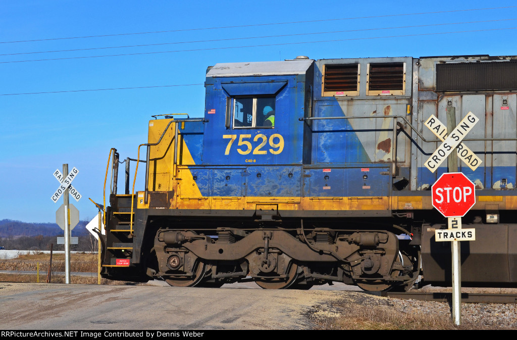 CSX 7529, CP's Tomah Sub.